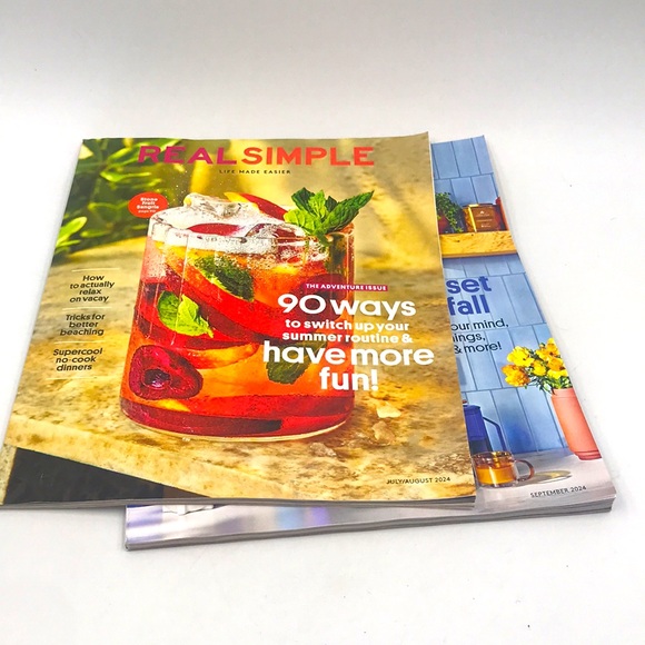 Real Simple | Other | Real Simple Magazines Julyaugust September 224 ...
